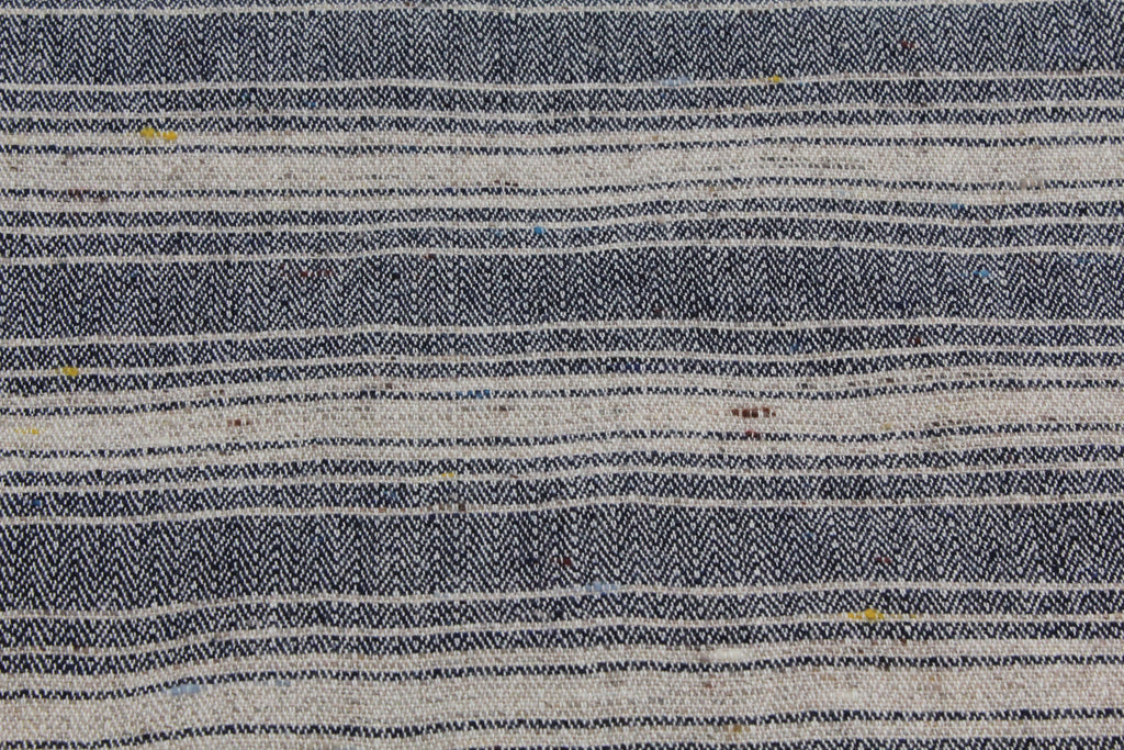 Blue Striped Linen Scarf - Fine And Dandy